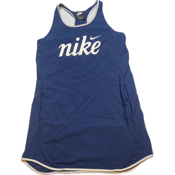 Nike | Dresses | Vintage Nike Womans Tank Razorback Dress With Pockets ...